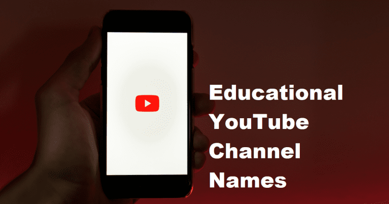 450+ Educational YouTube Channel Names [2024]