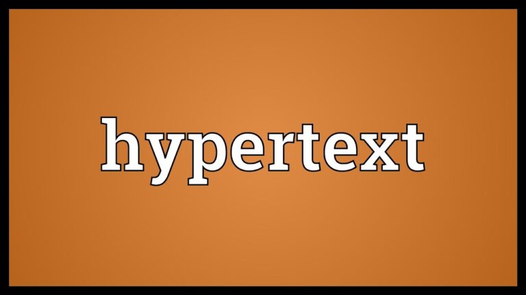 What Is Hypertext: Definition and Clear Explanation