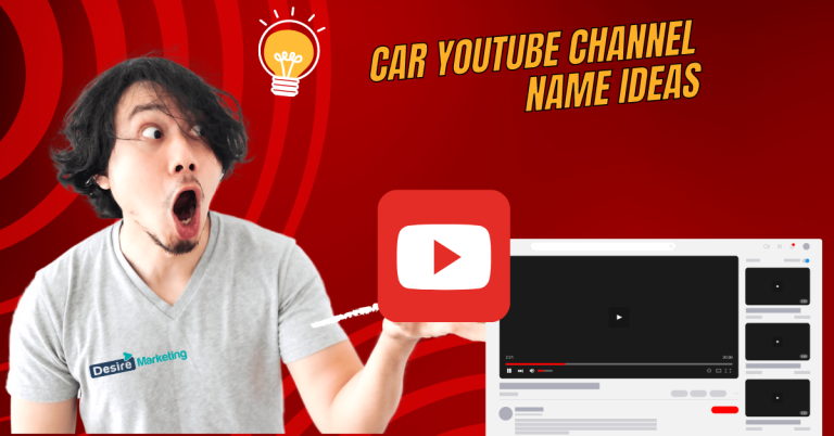 750+ Best Car YouTube Channel Name Ideas for 2024