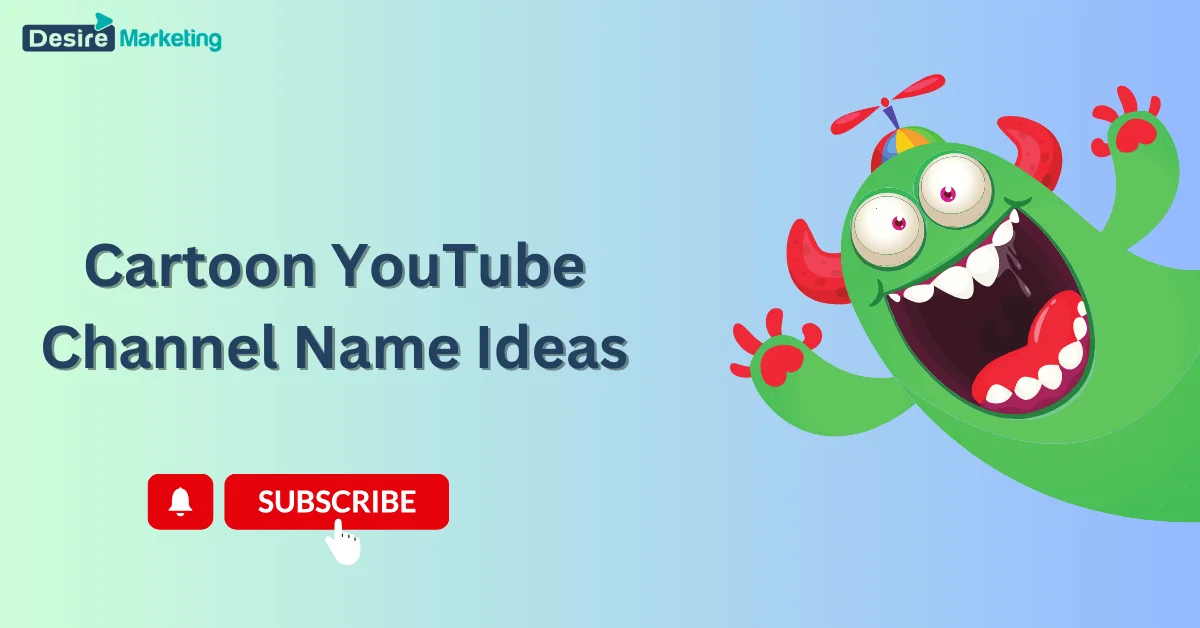 750+ Best cartoon YouTube Channel Name Ideas for 2026
