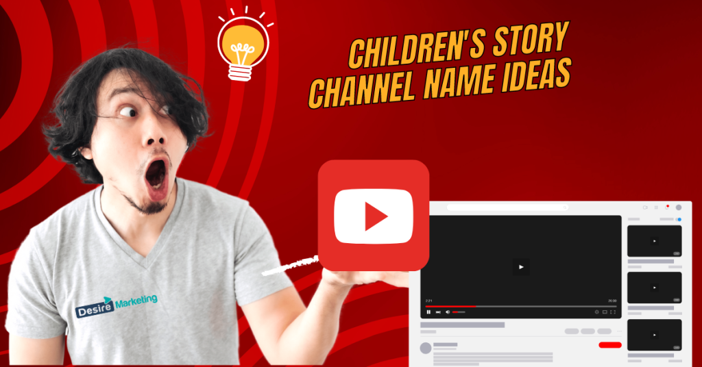 750+ Best Children's Story YouTube Channel Name Ideas for 2026