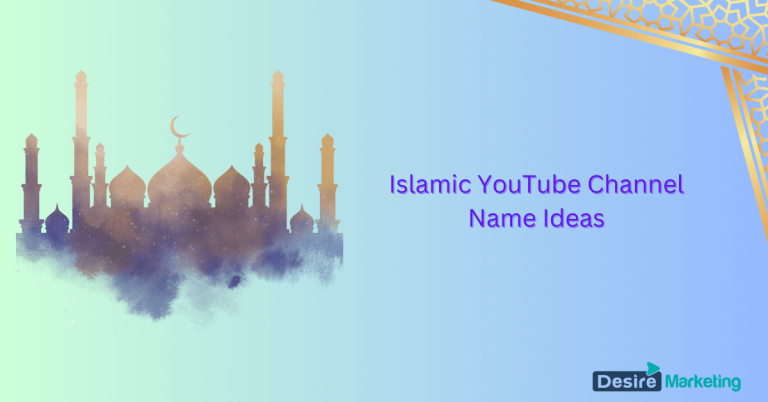 750+ Best islamic YouTube Channel Name Ideas for 2024