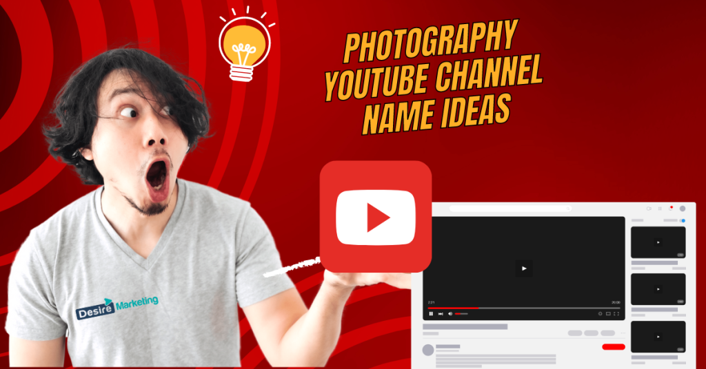750+ Best Photography YouTube Channel Name Ideas for 2026