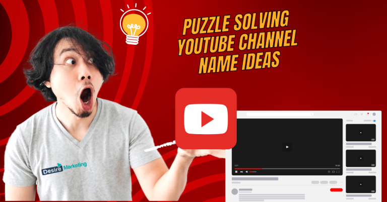 750+ Best Puzzle Solving YouTube Channel Name Ideas for 2024