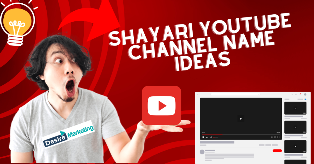 750+ Best Shayari YouTube Channel Name Ideas for 2024